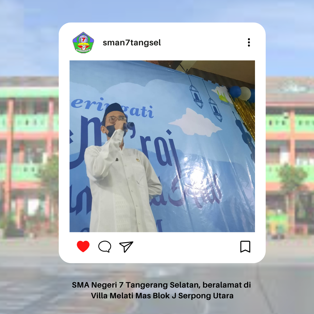 Isra miraj di SMAN 7 Tangsel – SMAN 7